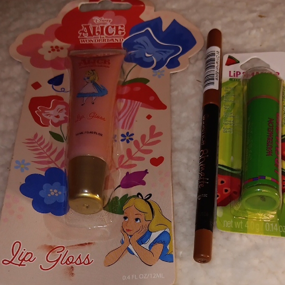 Disney | Makeup | Alice In Wonderland Lip Gloss Lip Liner And Lip ...